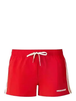 Dsquared2 Striped Swim Shorts - Red