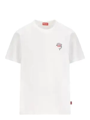 DIESEL Graphic T-shirt - White