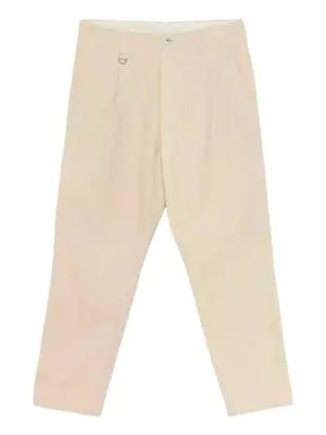 PAOLO PECORA Pleated Trousers - Neutrals