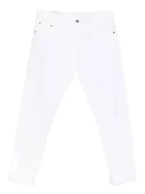 DONDUP Cuffed Denim Jeans - White