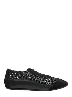HEREU Woven Lace-Up Sneakers