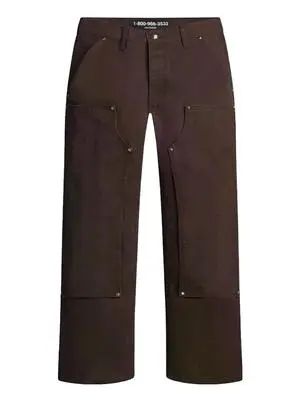 LOSTSHDWS Detached Double-knee Trousers - Brown
