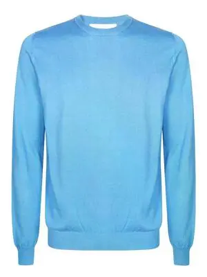 Alpha Studio Fine-knit Jumper - Blue