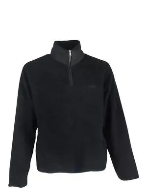 A.p.c. Island Half-zip Fleece Sweater - Black