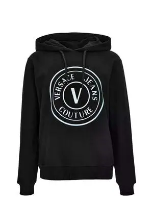 Versace Printed Hoodie - Black