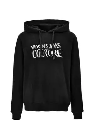 Versace Logo-print Hoodie - Black