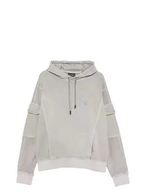 Emporio Armani Pocket Hoodie - Grey