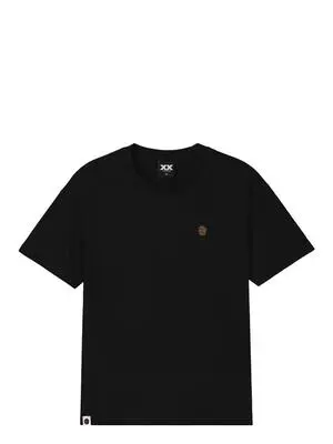 FINGERCROXX Logo-embroidered T-shirt - Black