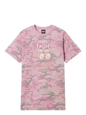 FINGERCROXX Patterned T-shirt - Pink