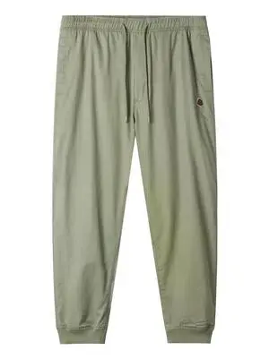 FINGERCROXX Logo-patch Trousers - Green