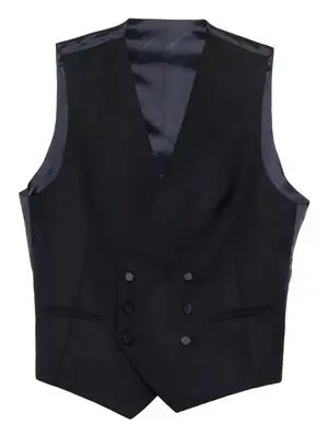 Tagliatore Double-Breasted Waistcoat Blue