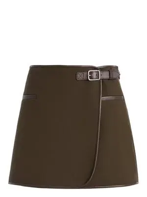 Simkhai Sheridan Mini Skirt - Bronze