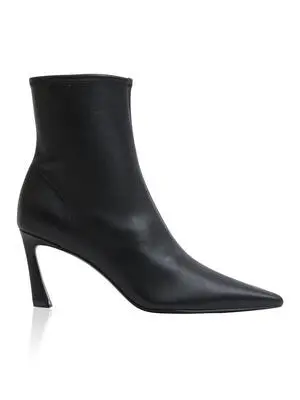 Simkhai Katya Stretch Leather Ankle Boot - Black