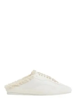 Simkhai Georgie Shearling Slip On - White