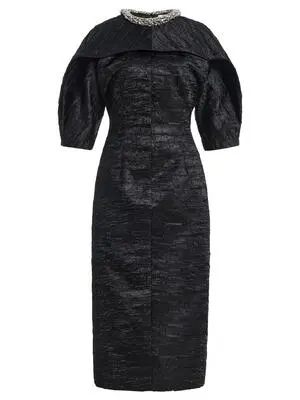 SIMKHAI Ashleigh Textured Midi Dress