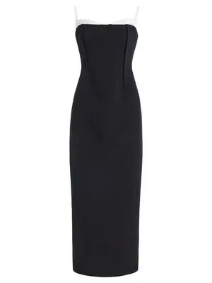 SIMKHAI Kristen Layered Midi Dress