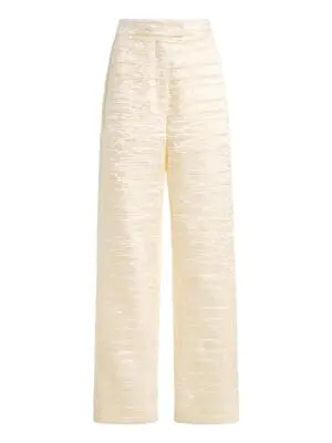 Simkhai Jette High-rise Straight-leg Pants - White