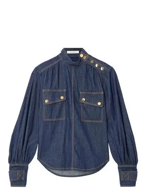Zimmermann Denim Blouse - Blue