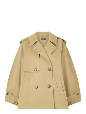 Polo Ralph Lauren Double-breasted Cotton-gabardine Trench Coat - Neutrals