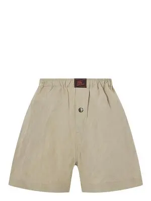 WILLY CHAVARRIA Cotton Boxer Shorts - Neutrals