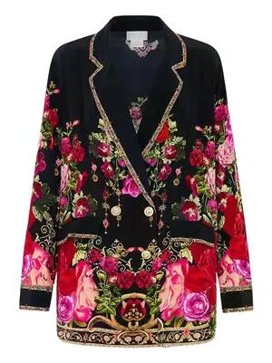 Camilla Double-breasted Jacket - Black