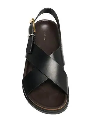 THE ROW Buckle Sandal - Black