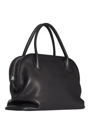 THE ROW Agnes 12 Bag - Black Ans