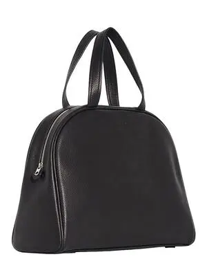THE ROW Soft Bowling Bag Black Ans