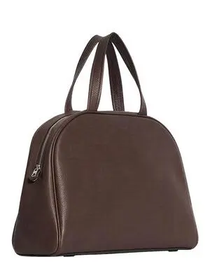 THE ROW Soft Bowling Bag Hippo Grey Ans