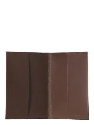 THE ROW Passport Holder - Deep Brown