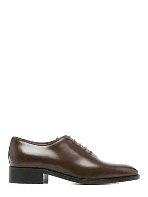 Valentino Garavani Lace-up Derby Shoes - Brown