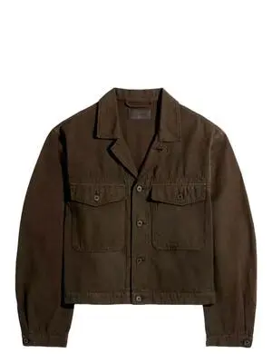 LEMAIRE Flap-pocket Trucker Jacket - Brown