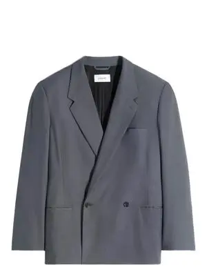LEMAIRE Tailored Double-breasted Jacket - Grey