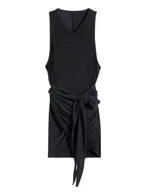 LEMAIRE Draped Wrap Top - Black