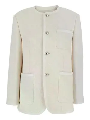 DUNST Tweed Jacket - Neutrals