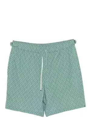 Moose Knuckles Patterned Swim Shorts - Green