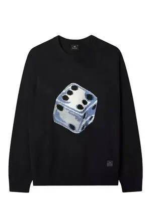 Paul Smith Dice Print Sweater - Black