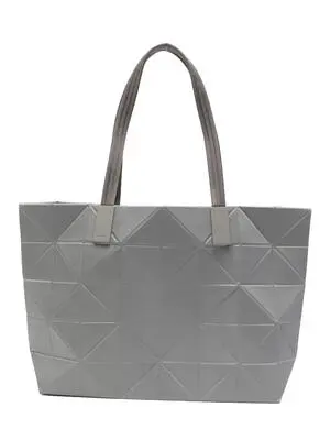 Issey Miyake Large Track Geometric-panel Tote Bag - Grey