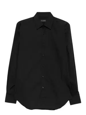 DELL'OGLIO Buttoned Shirt - Black
