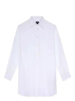Vilebrequin Long Sleeve Linen Shirt - White