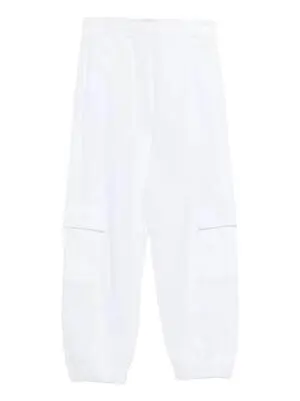 CIRCUS HOTEL Flap-pockets Track Pants - White