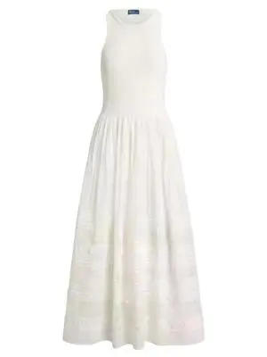 Polo Ralph Lauren Sleeveless Lace Dress - White