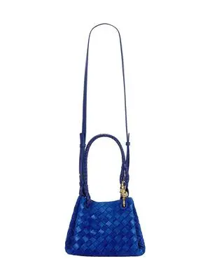 Bottega Veneta Small Parachute Bag - Blue Royal & Muse Brass