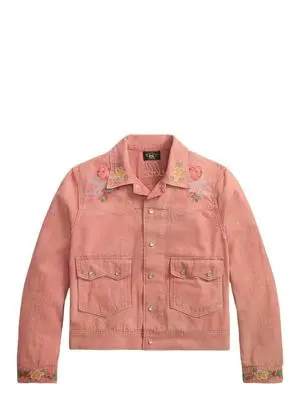 Ralph Lauren Embroidered Cotton Jacket - Pink
