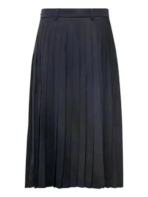 RE CODE Pleated Skirt-Effect Trousers