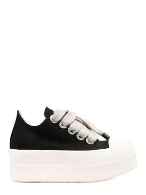 Rick Owens Mega Bumper Platform Eyelet Sneakers - Black