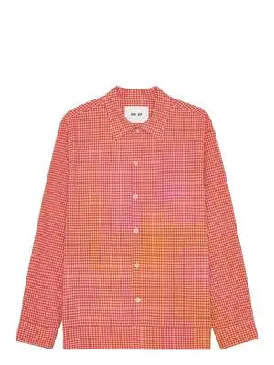 NN07 Reed Gingham-check Shirt Jacket