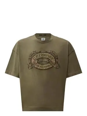 C.P. COMPANY Cotton T-shirt - Green