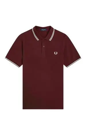 Fred Perry Tipped-trim Polo Shirt - Red