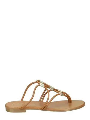 Pretty Ballerinas Judy Leather Sandals - Neutrals